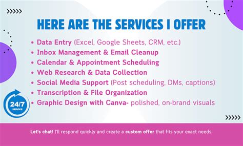 Be Your Efficient Virtual Assistant By Mozammel007 Fiverr