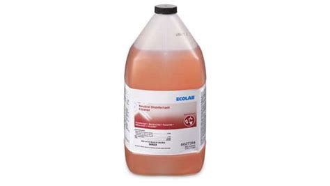 Neutral Disinfectant Cleaner For Healthcare Ecolab