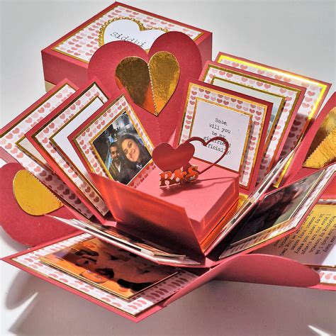 Custom Built Proposal Box Exploding Proposal Ring Box Will You M