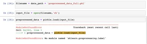 fixing modulenotfounderror sklearn importerror solution