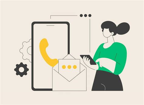 Get In Touch Abstract Concept Vector Illustration 35794475 Vector Art