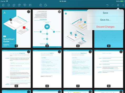 Pdf Editing Toolbar Ui In Ios Viewer Nutrient
