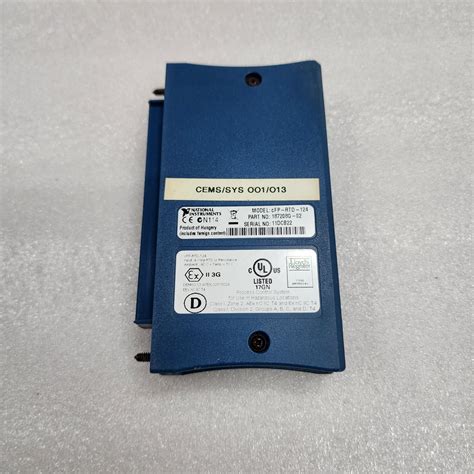 NATIONAL INSTRUMENTS CFP RTD RTD MODULE G