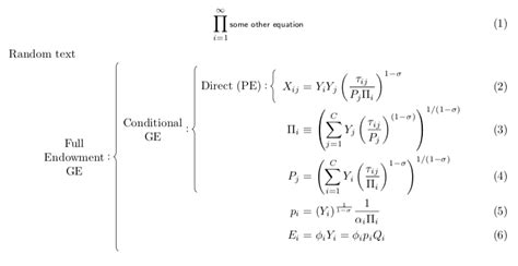 line break and numbering inside align environment tex latex stack