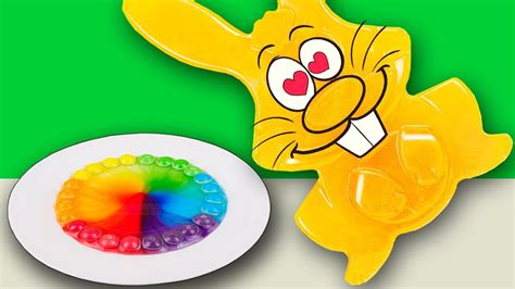 🌈 РАДУГА ИЗ КОНФЕТ СКИТЛС Skittles И ЖЕЛЕЙНЫЙ ЗАЯЦ ХАРИТОН Youtube