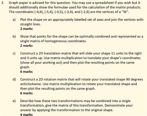 Solved Graph Paper Is Advised For This Question You May Chegg Com