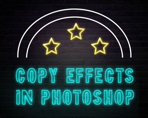 How To Copy Effects From One Layer To Another In Photoshop