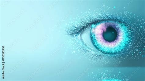 Eye Tracking Technology Computer Screen Displaying Eye Tracking Data And Visualizations