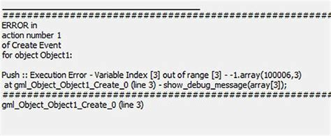 Fixing Common Runtime Errors In Gamemaker Gamemaker