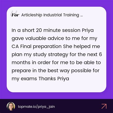 Priya Jain On Linkedin Beavailable Topmate