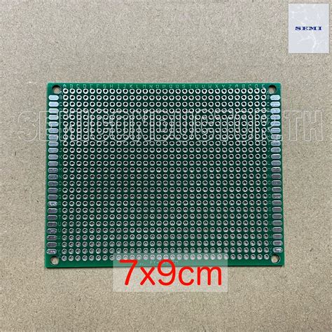 Pcb Circuit Board แผ่นปริ้น แผ่นวงจร แผ่นปริ้น2หน้า แผ่นปริ้นไข่ปลา2หน้า หนาอย่างดี ขนาด2x8 4x6