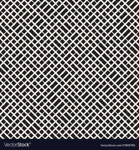 Seamless Geometric Lattice Pattern Irregular Vector Image
