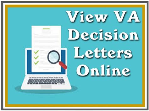 View Va Decision Letter Online Compensation Veterans Benefits