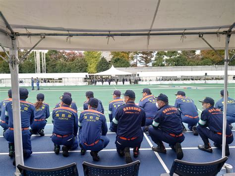東京都消防操法大会支援 京橋消防団