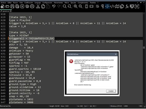 Error In Trigger Hitdefattrssa · Issue 1102 · Ikemen Engineikemen