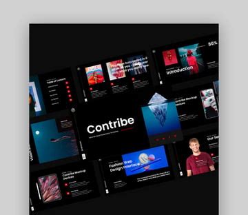 Free Dark PowerPoint Background Templates For PPT