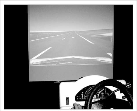 Example Of The Visual Interface Of The Simulator Used For The Experiment Download Scientific