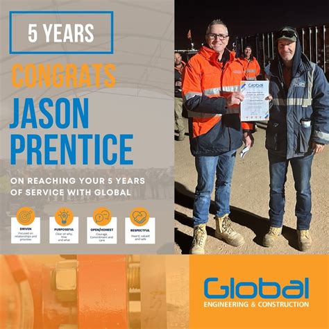 A Big Congratulations To Jason Prentice Today We Celebrate A Milestone Jasons 5 Year