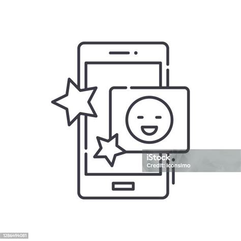 고객 검토 아이콘 선형 격리 된 그림 얇은 줄 벡터 웹 디자인 기호 흰색 배경에 편집 가능한 스트로크와 개요 개념 기호 5명에 대한 스톡 벡터 아트 및 기타 이미지 Istock