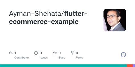 github ayman shehata flutter ecommerce example