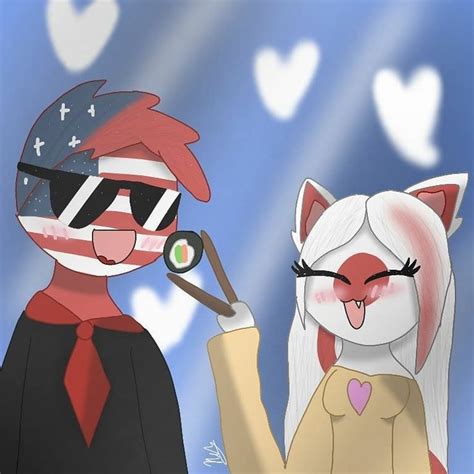 Eua X Japan Countryhumans Dibujos Bonitos Dibujos Animados Bonitos