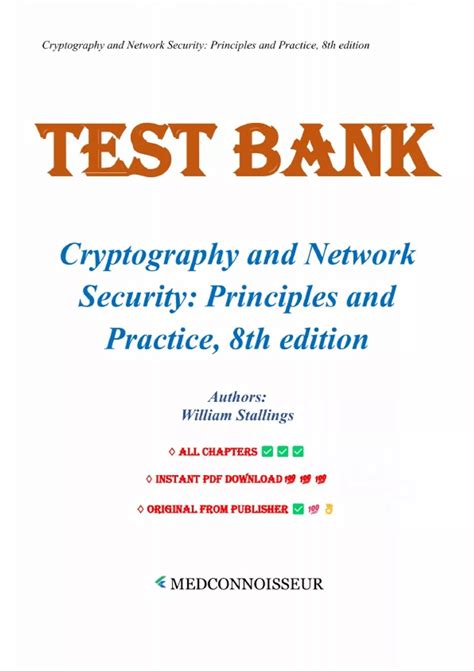 test bank for cryptography and network security principles and practice