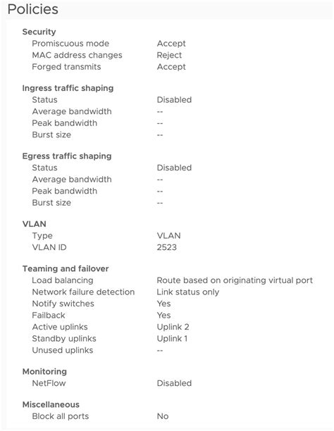 Promiscuous Mode On Vmware Capturing Only Broadcast Vmware Vsphere