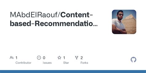 Github Mabdelraoufcontent Based Recommendation Engine