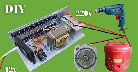 On Video How To Make A Simple Inverter 25900w 18 Transistor D718 No IC Electrical And