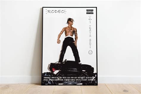 Travis Scott Rodeo Album Cover Poster Canvas Wall Art Print