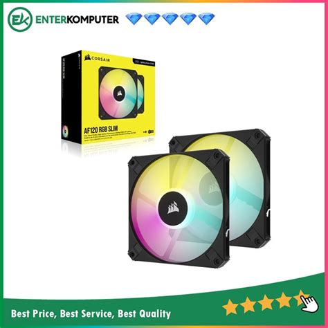 Jual Corsair Icue Af120 Rgb Slim Pwm Twin Pack Shopee Indonesia