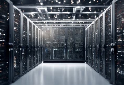 Rack Generated Background Server White Olated Ai Isolated Connection