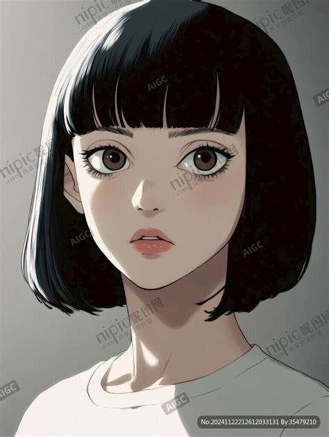 Ai创作图板绘人像 少女头像插画 板绘少女插画 鼠绘少女 原创女孩插画 短发女生插图 女孩插画头像 Cg头像 卡通短发女孩头像 插画女孩头像 插画临摹 少女系列插画 美少女重绘 青春题材漫画