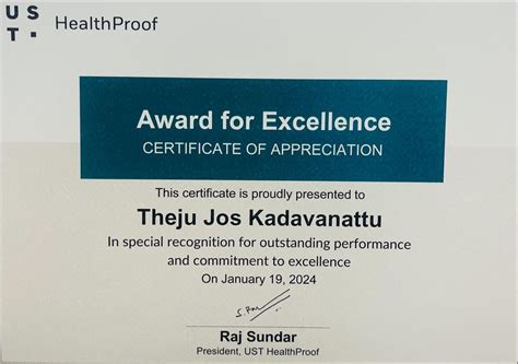 theju jos k on linkedin i am happy to share this achievement thank