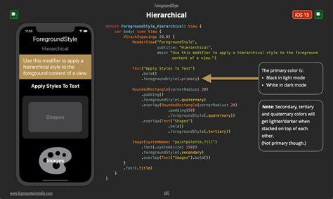 How Do You Use Hierarchical Styles In Swiftui By Mark Moeykens Medium