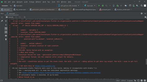 cannot find symbol in locationmapper java · issue 901 · baseflow flutter geolocator · github