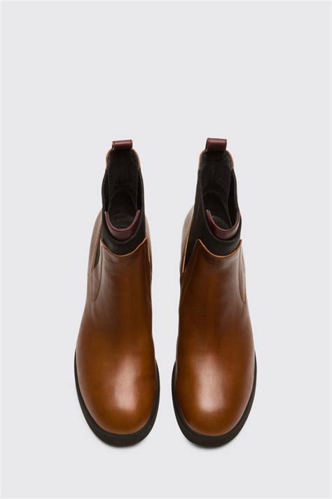Wdr Brown Ankle Boots For Women Autumn Winter Collection Camper Usa