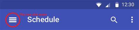 Android How To Get Toolbar Menu Icon Drawer Opening Menu Click