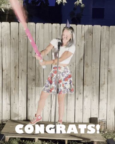 Ecstatic Confetti Party Celebration 