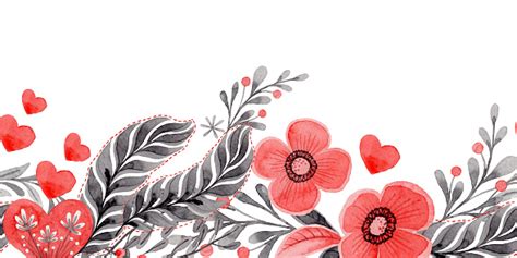 바닥은 민속 스타일의 꽃과 마음과 완벽한 테두리입니다 청첩장을 위한 빨강과 회색 색깔에 있는 양식에 일치시키는 그림 손으로 그린 구성은 로맨틱하고 사랑 카드 디자인에