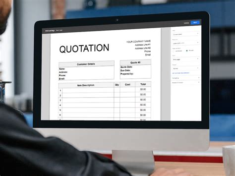 Quotation Template Editable Quote Excel Small Business Template Excel Google Sheets