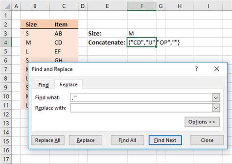 Lookup And Return Multiple Values Concatenated Into One Cell