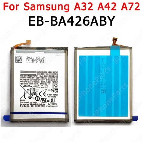For-Samsung-Galaxy-A32-A42-A72-4G-5G-Battery-5000-mAh-Original ...