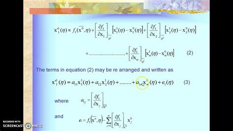 Quasi Linearization Technique YouTube