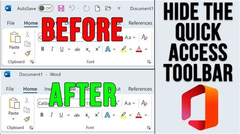Word 2010 Quick Access Toolbar Youtube