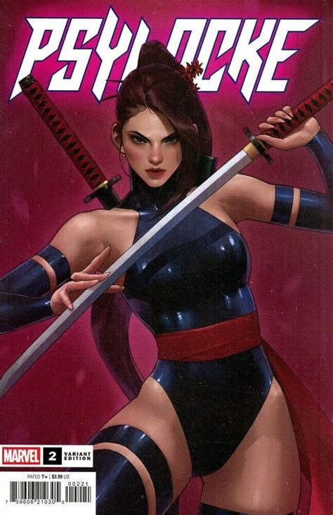 Psylocke Volume 2 2 Marvel Comics Jeehyung Lee Variant Cover B Near