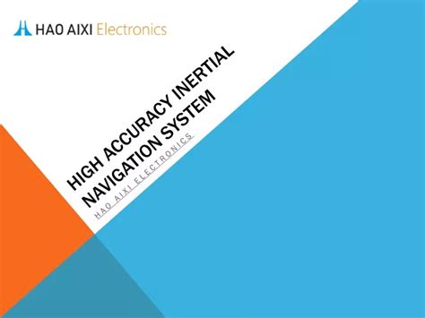 PPT High Accuracy Inertial Navigation System PowerPoint Presentation ID