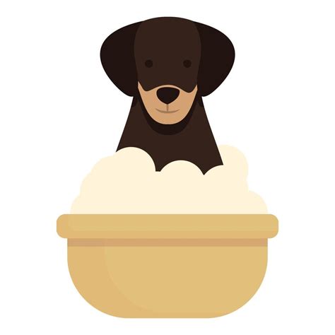 Dogs Spa Icon Cartoon Vector Dog Bath 21467974 Vector Art At Vecteezy