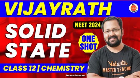 Solid State Class 12 Chemistry In One Shot Neet 2023 Chemistry Class 12 Chemistry Chapter 1
