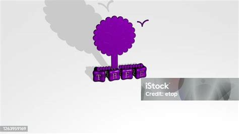 3d 그래픽 이미지인 Tree의 3d 그래픽 이미지와 상단 관점에서 금속 입방 문자로 제작된 텍스트와 함께 개념 프레젠테이션 및 슬라이드쇼에 적합합니다 배경과 크리스마스 0